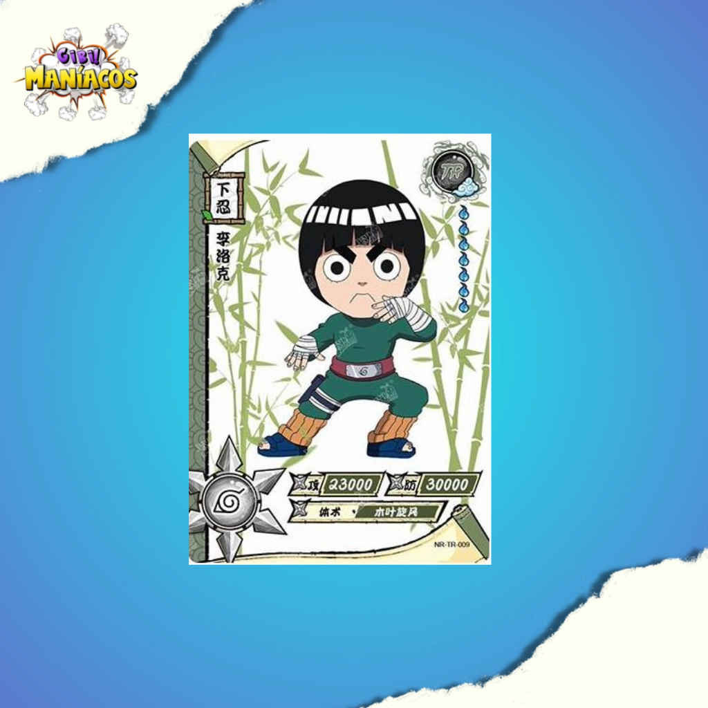 Card Kayou Naruto - TR - Rock Lee NR-TR-009
