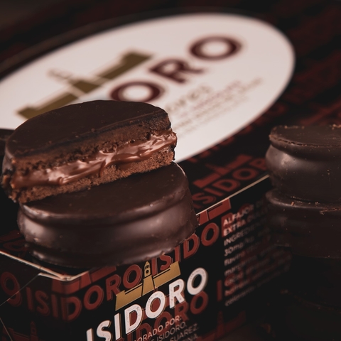 Alfajores Isidoro Clásicos X6 Blanco y Negro - ISIDORO
