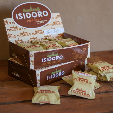 Alfajores Isidoro Clásicos X6 Blanco y Negro - ISIDORO