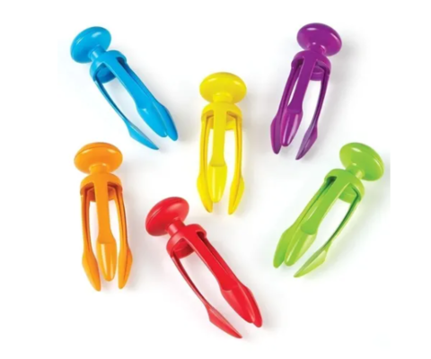 Pinza P/ Practicar Agarre Del Lápiz- Pinza De Dedos Motricid