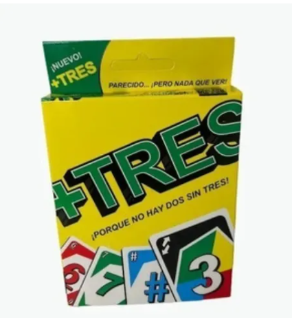 Juego De Cartas +tres - Comprar en yosipuedodidacticos