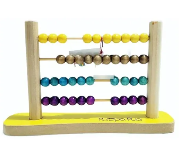 Ábaco Contador Madera Didáctico Introducción A La Matemática