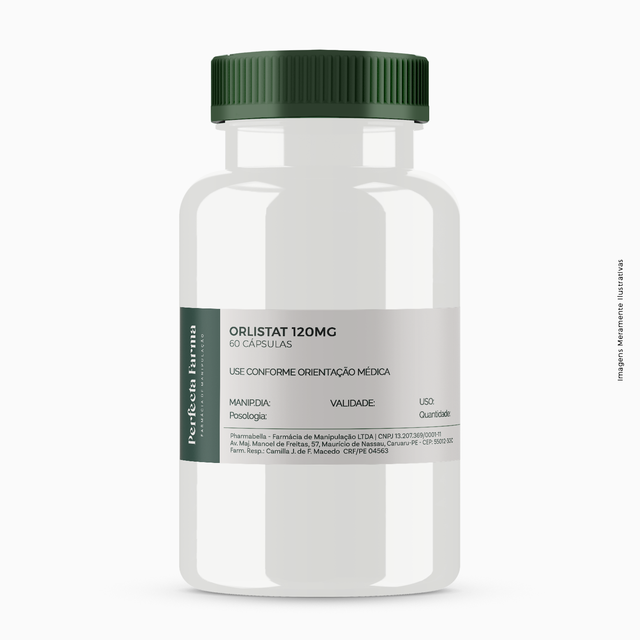 Orlistate 120mg -60 CAP - Perfecta Farma - Loja Virtual