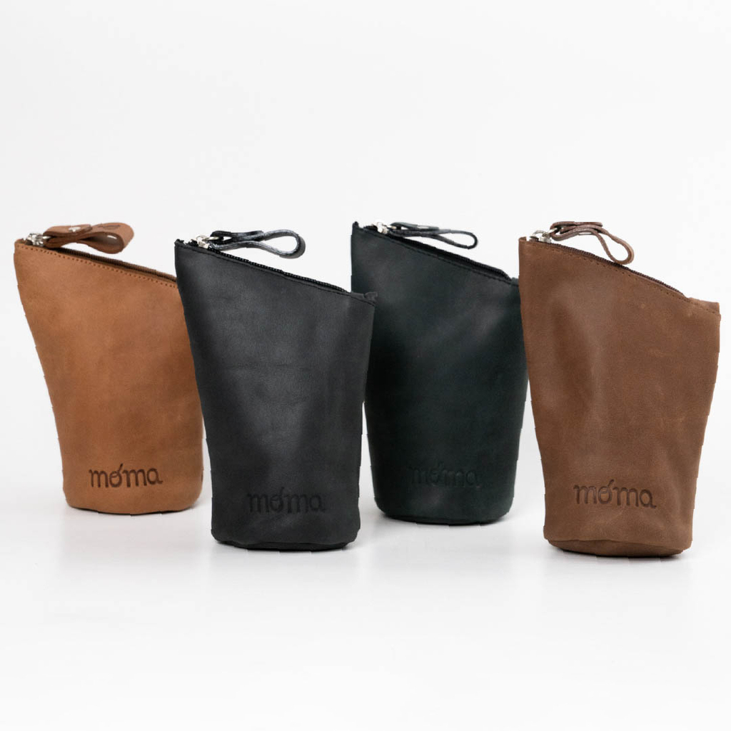 Yerbera MOMA - Cuero Vacuno - Moma - Momento Mate