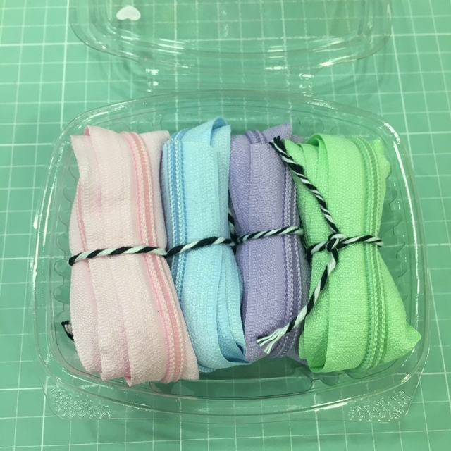 Kit Zíper n6 - Candy Color - Ateliê AgnesRasta