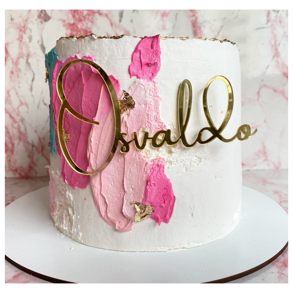 TOPPER FRONTAL PERSONALIZADO EN ACRÍLICO