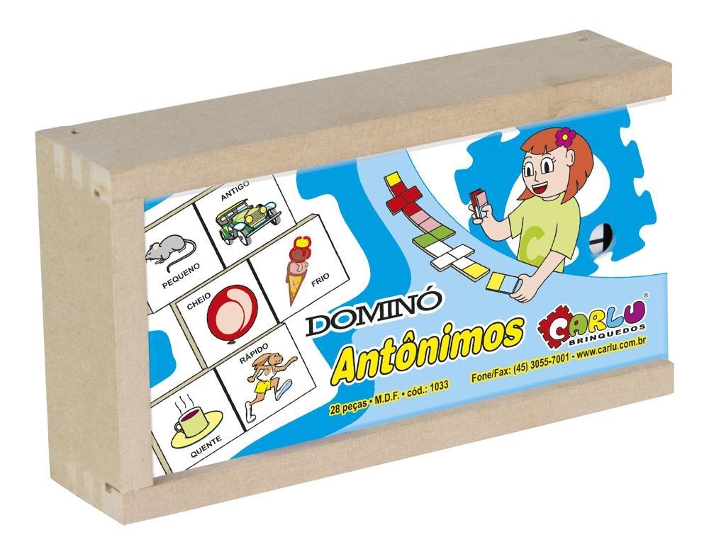 Dominó ANTÔNIMOS - jogo educaivo pedagógico