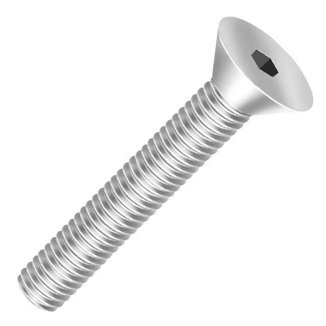 Parafuso Allen Cabeça Chata Inox M4 (Pacote) Parafuso Allen Cabeça Chata Inox M4 (Pacote)