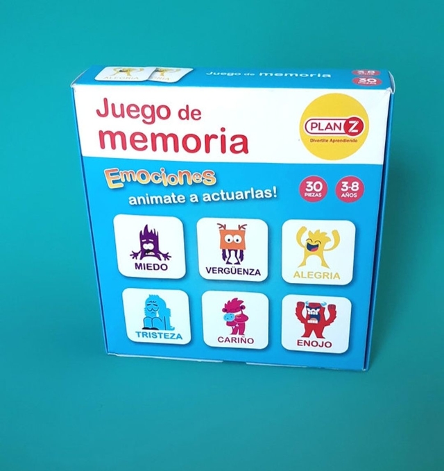 juego de memoria "emociones" - Plaza de Papel