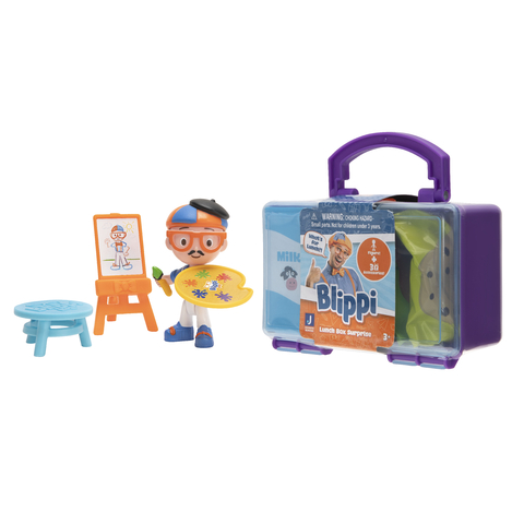 Blippi 86159 - Playset Lunchera Sorpresa Accesorio + Figura 5cm