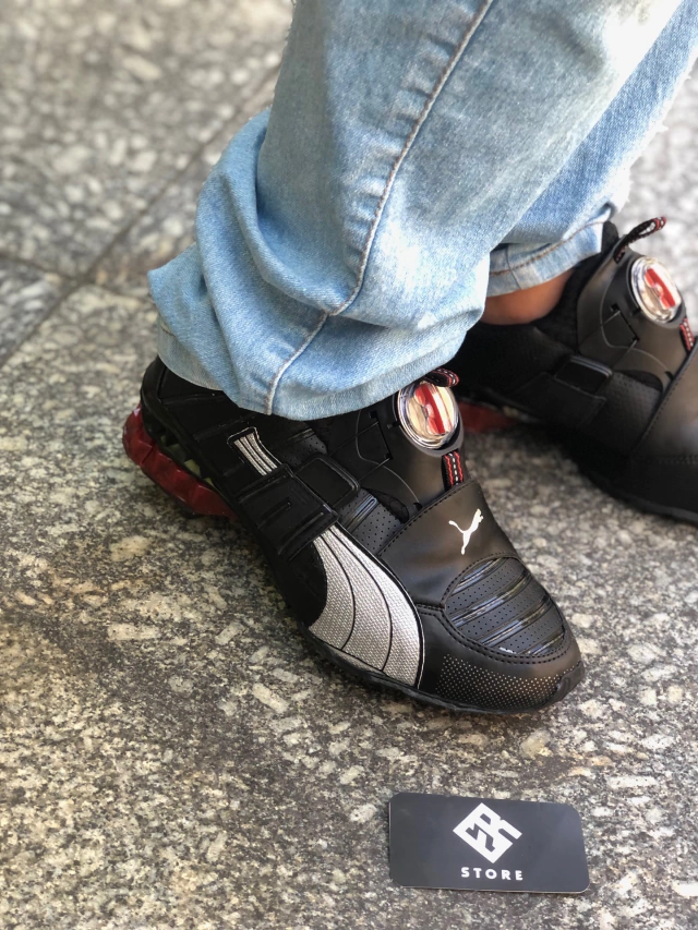 Puma Disc - Preto/Vermelho