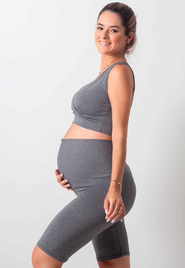 Conjunto Fitness Gestante Maternidade Conforto | Alta Elasticidade