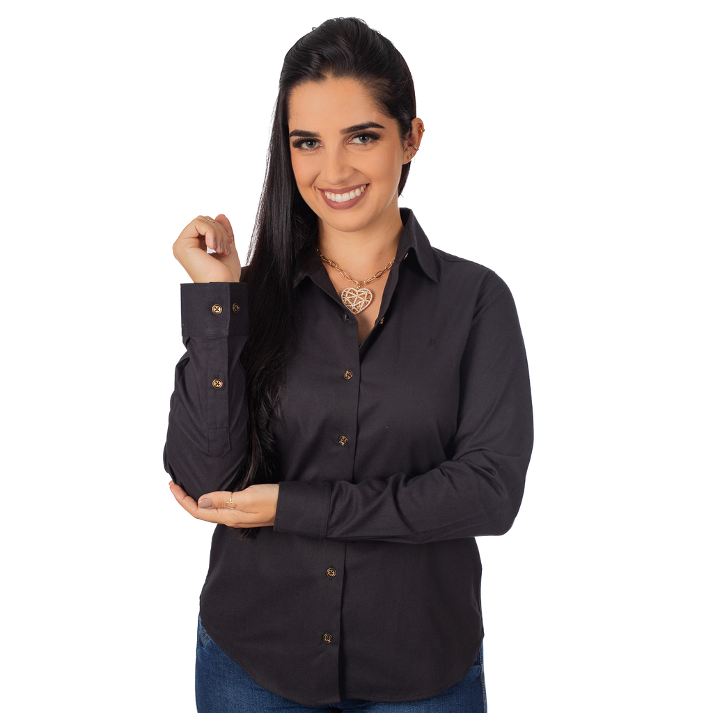 Camisete Feminina Manga Longa Lisa - Comprar em Rabbit