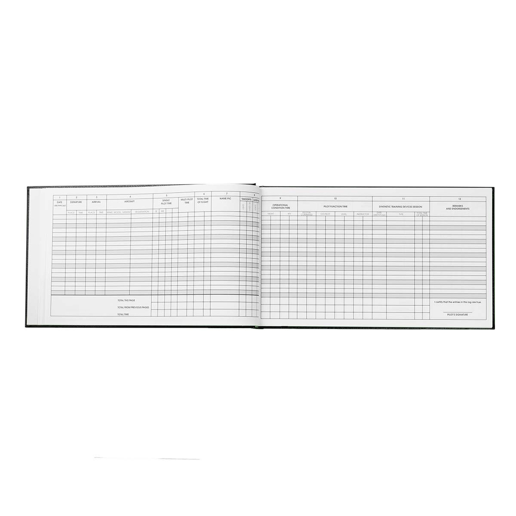 Professional European Pilot Logbook - Jeppesen