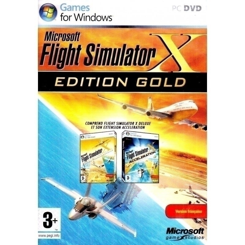 Flight Simulator X Gold Edition - DVD-ROM