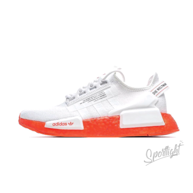 Tênis Adidas NMD_R1 V2 White Solar Red