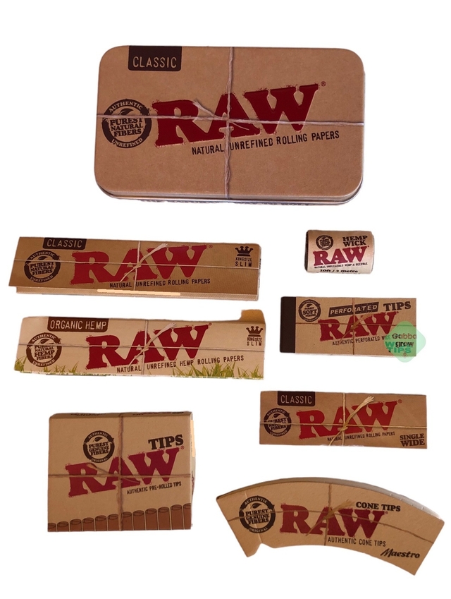 Raw Lata Starter Box Sedas Filtros Kit - GABBA GROW
