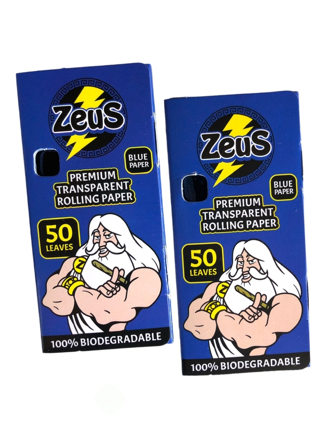 Zeus Papel Sedas Celulosa X2 azul - GABBA GROW