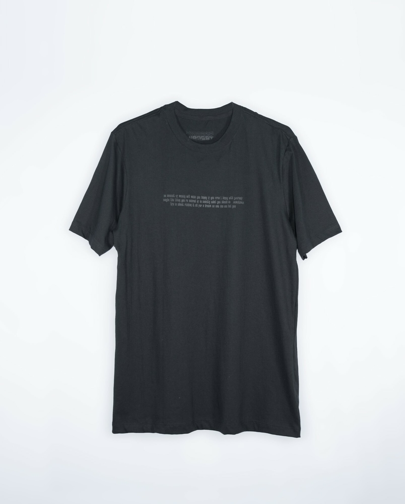 Camiseta preta Lucid Bear modelagem normal estilo Streetwear