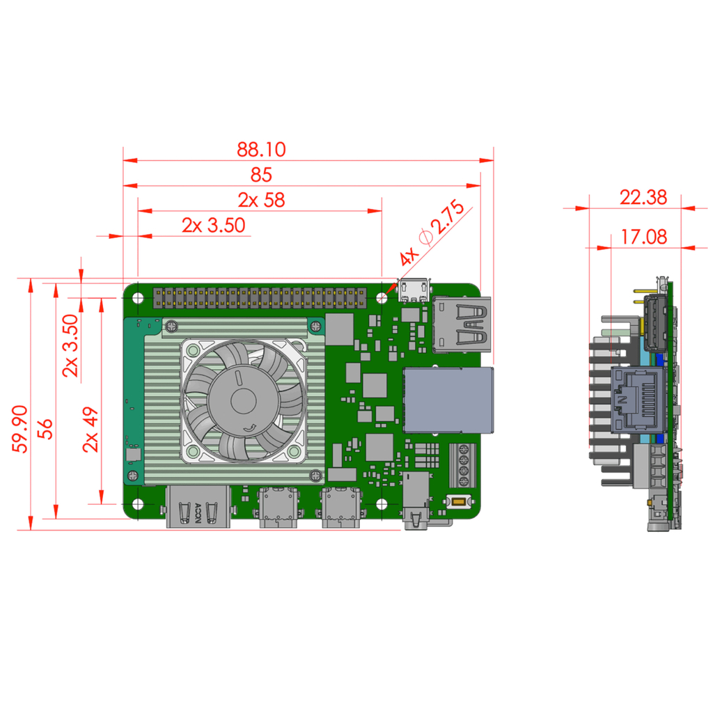 Coral Dev Board 1GB RAM + Coral Camera Module