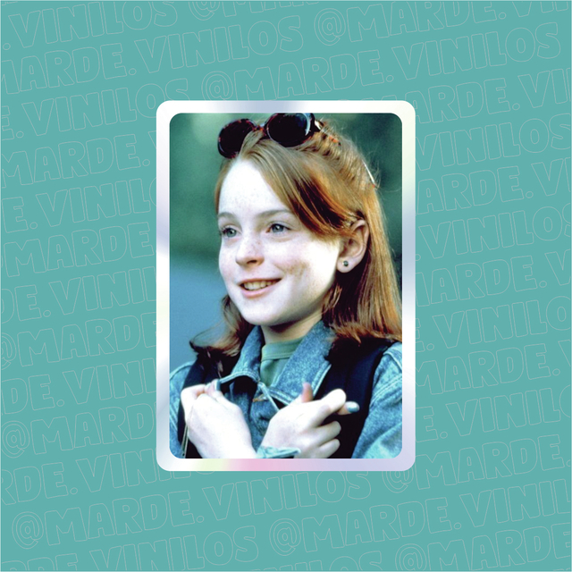 Sticker Tornasolado Juego de gemelas Hallie