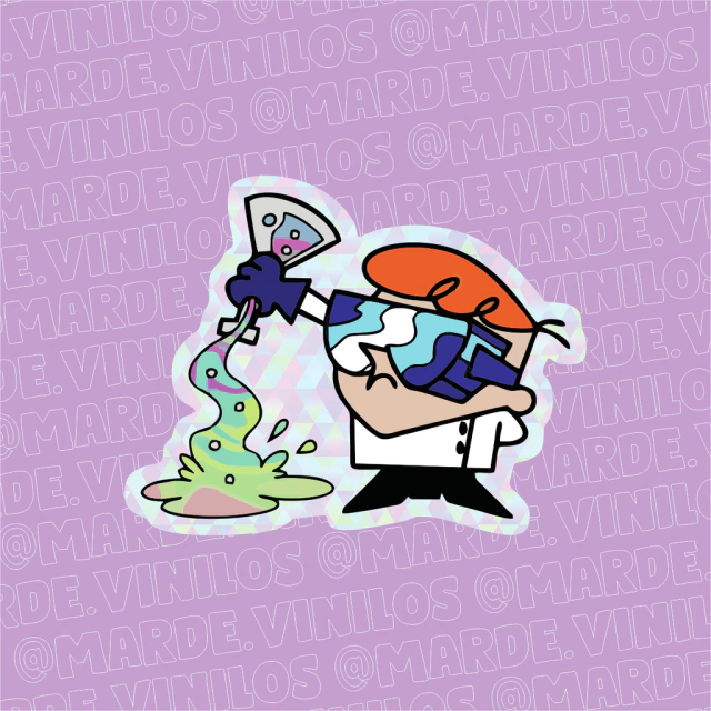 Sticker Holográfico Dexter - Comprar en Mar de Vinilos