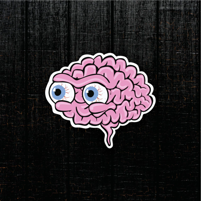 Sticker Cerebro DF6 - Comprar en Mar de Vinilos