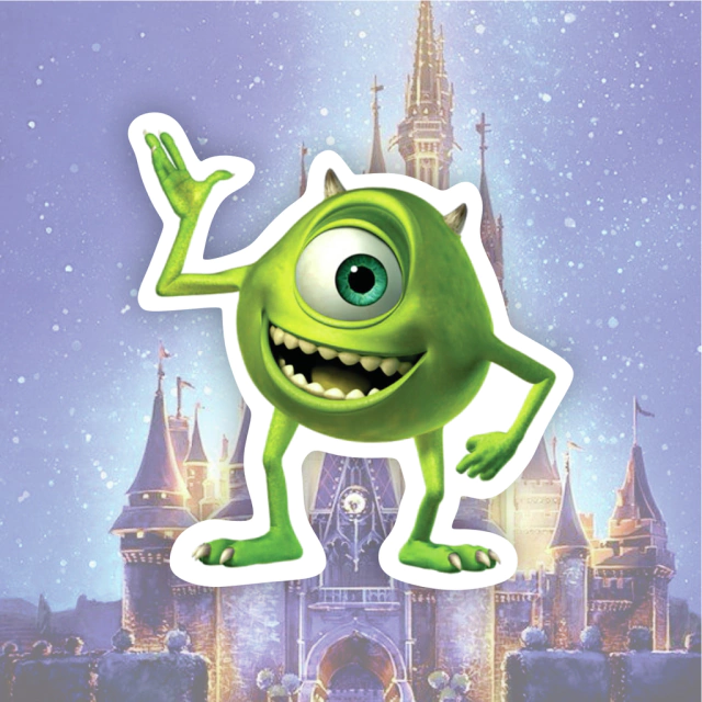 Sticker Mike Wazowski DY8 - Comprar en Mar de Vinilos
