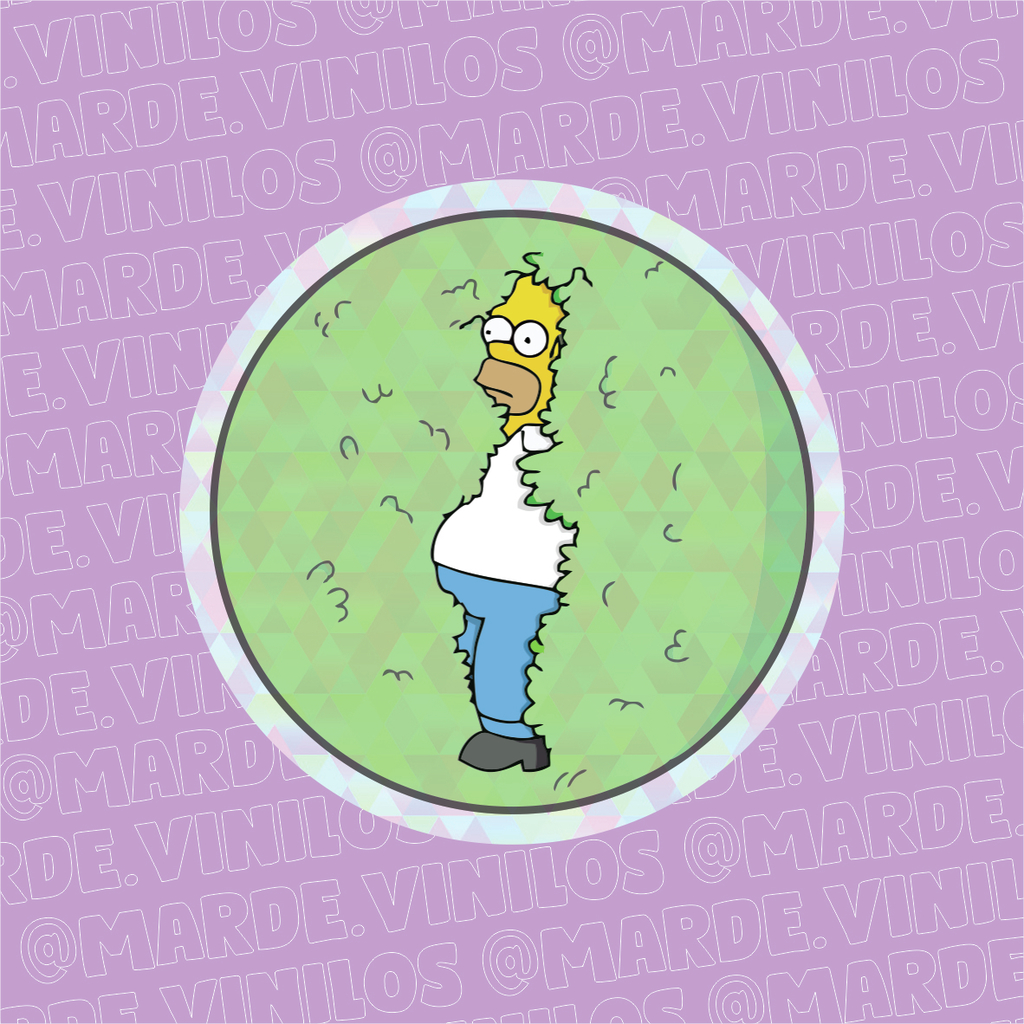 Sticker Holográfico Homero - Comprar en Mar de Vinilos