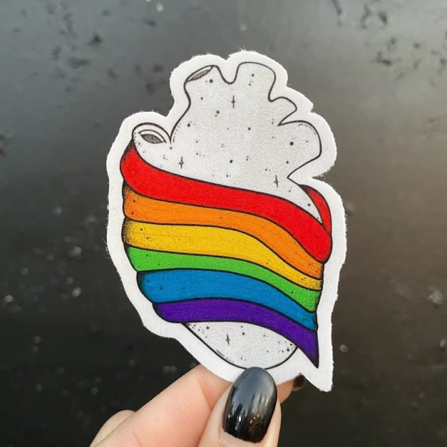 Sticker Corazón - Comprar en Mar de Vinilos