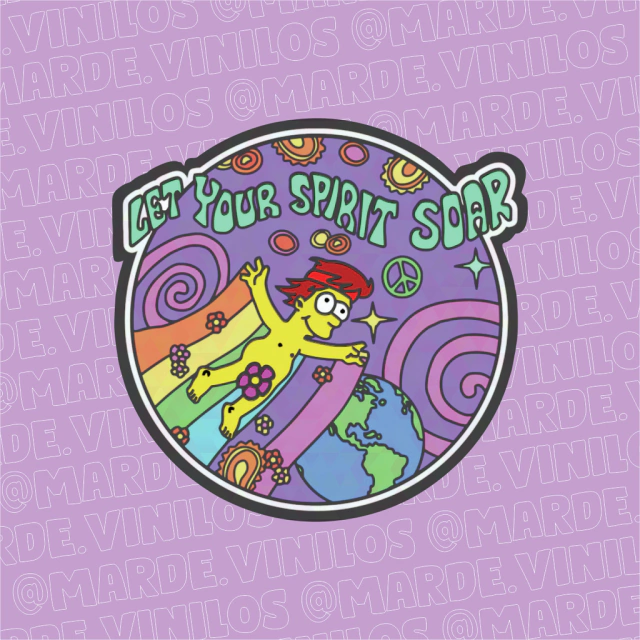 Sticker Holográfico Let Your Spirit Soar