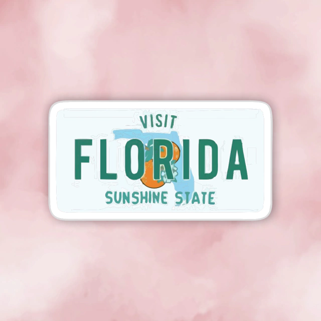 Sticker Patente Miami (H13) - Comprar en Mar de Vinilos