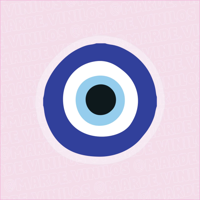 Sticker Transparente Ojo Turco - Mar de Vinilos