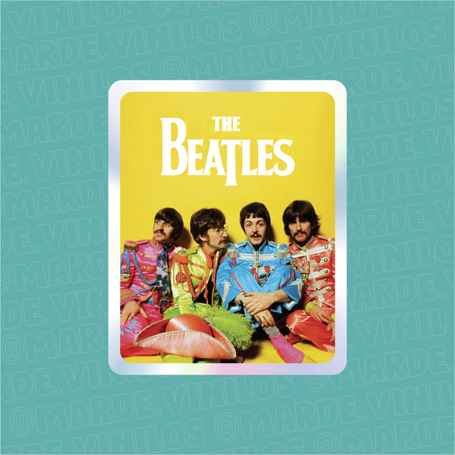 Sticker Tornasolado "The Beatles" #2 - Mar de Vinilos