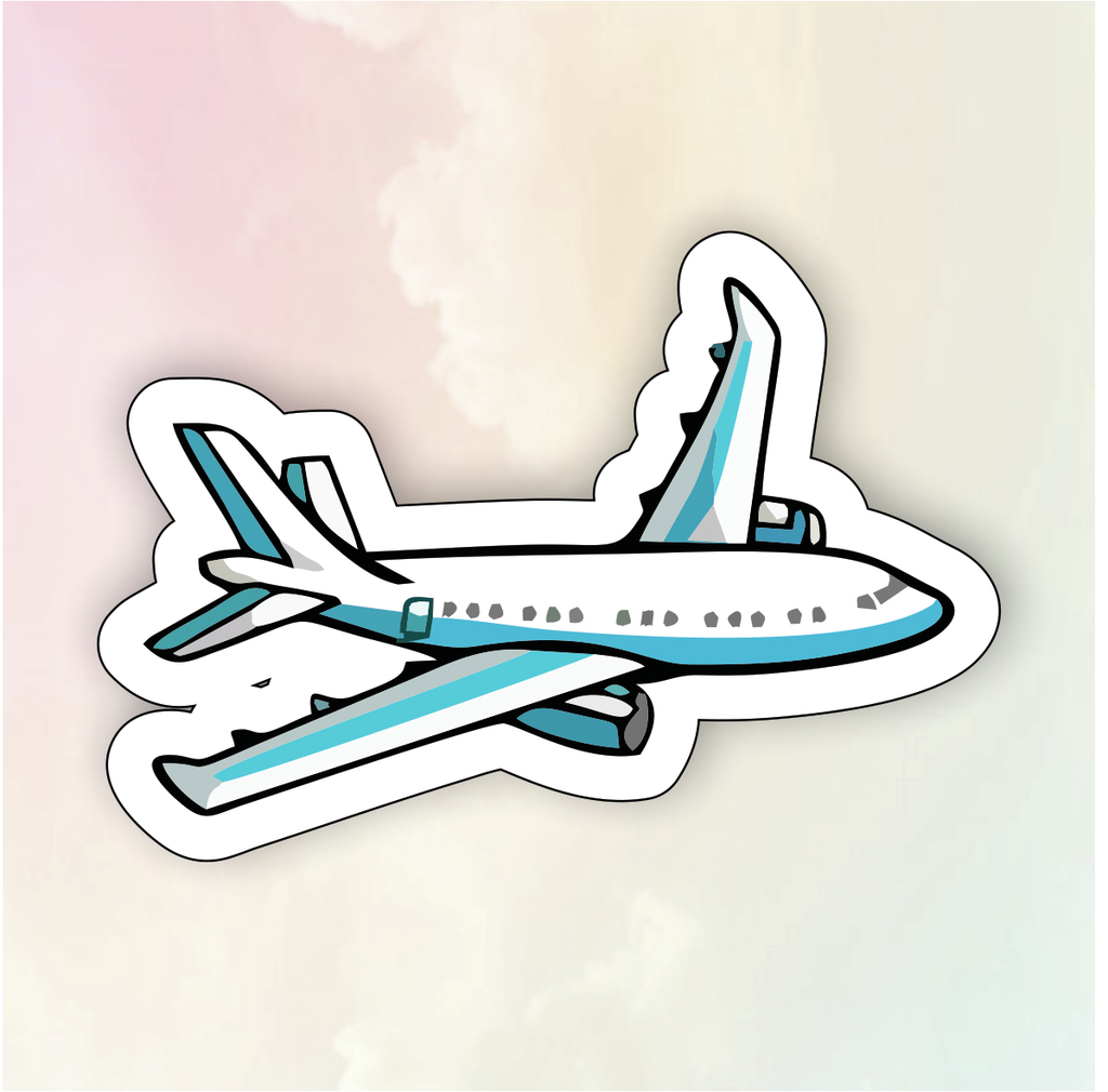 Sticker "Avión" U6 - Comprar en Mar de Vinilos
