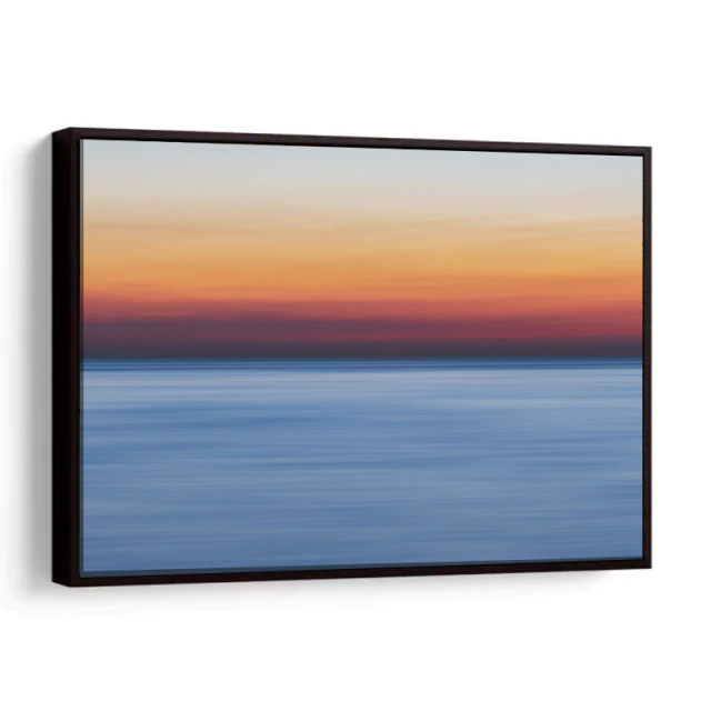 Quadro Pintura do Mar Horizontal