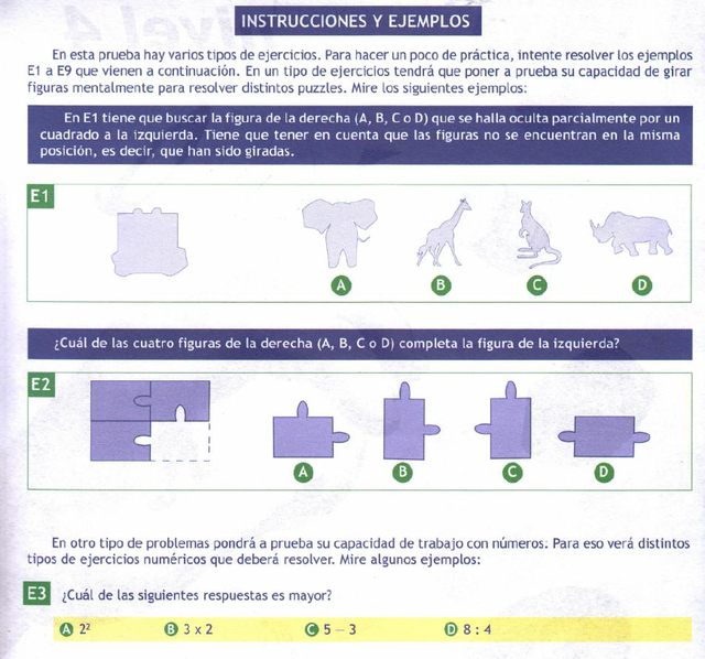 Efai Evaluación Factorial De Las Aptitudes Intelectuales