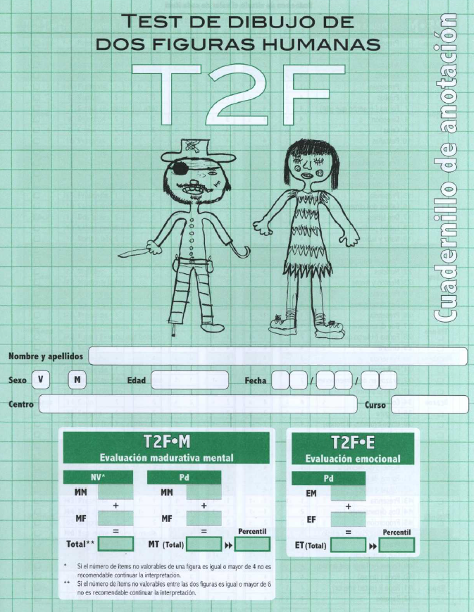T2f Test Del Dibujo De Dos Figuras Humanas - PSICONUBE