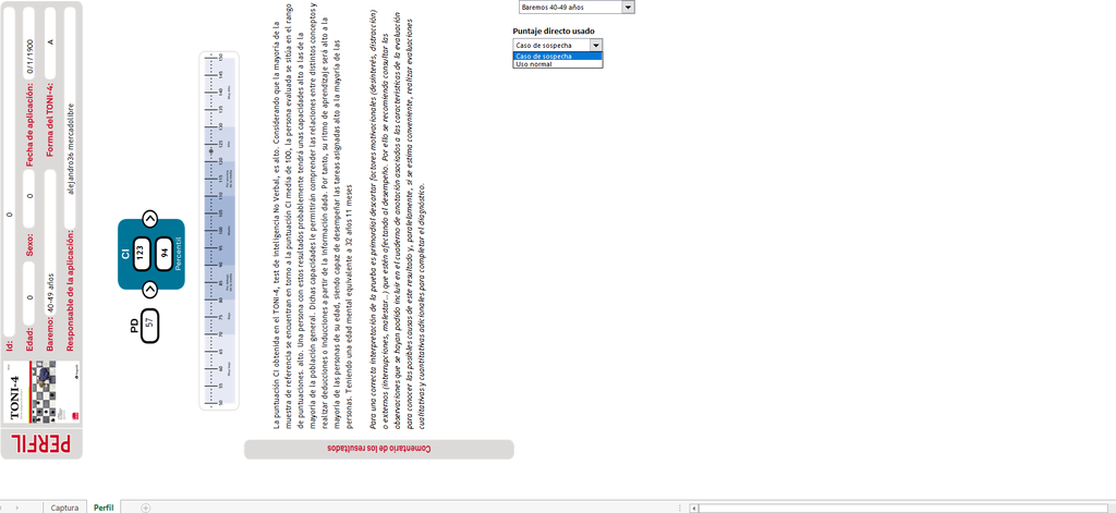 SOFTWARE TONI 4 TEST DE INTELIGENCIA NO VERBAL Corrección con Software