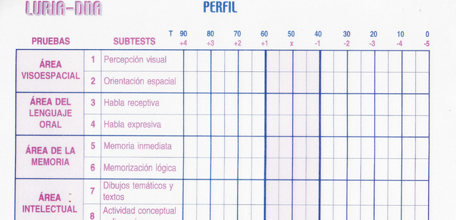 Luria Dna Diagnóstico Neuropsicológico De Adultos