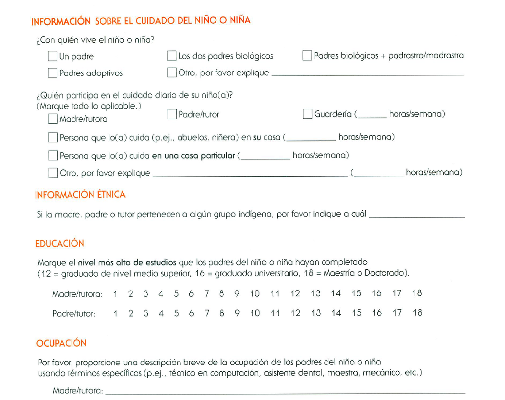 Cdi Inventarios MacArthur-Bates del desarrollo de habilidades comunicativas