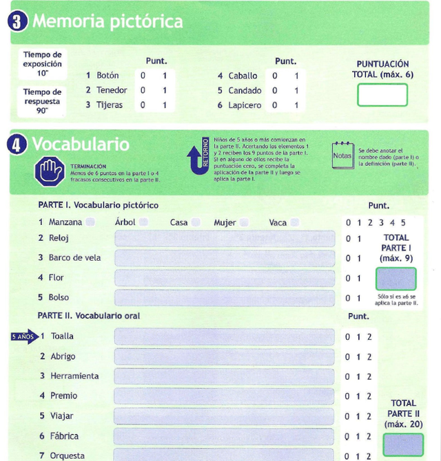 MSCA ESCALA DE MCCARTHY DE APTITUDES Y PSICOMOTRICIDAD