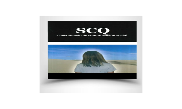 Scq Cuestionario De Comunicación Social Autismo