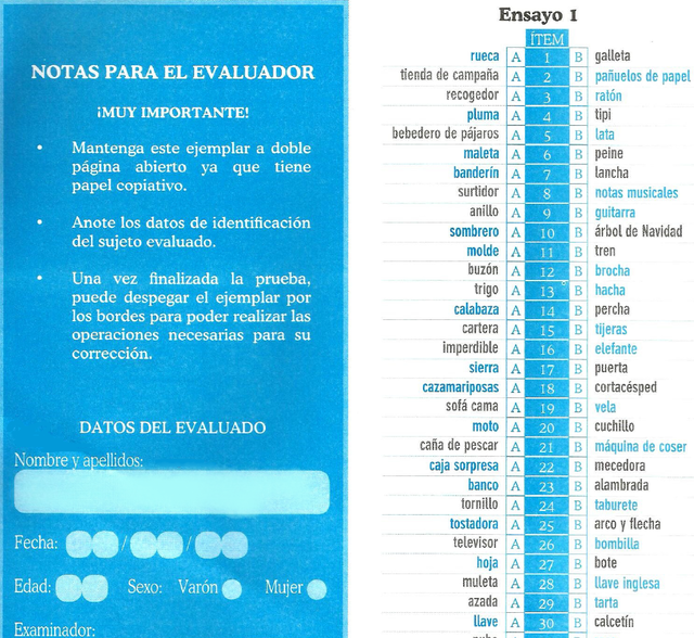 Tomm Test De Simulación De Problemas De Memoria