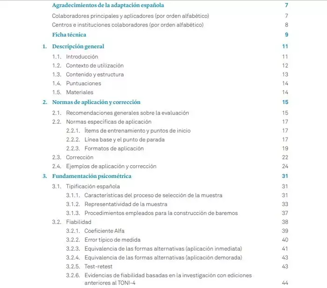 SOFTWARE TONI 4 TEST DE INTELIGENCIA NO VERBAL Corrección con Software