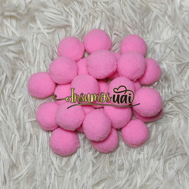 POMPONS - 20MM - ROSA MÉDIO - Comprar em INSUMOS UAI