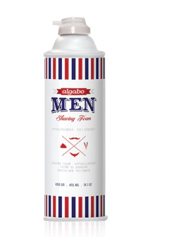 Espuma de afeitar economica para hombre marca Algabo