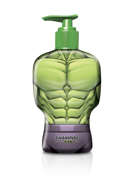Avengers Hulk shampoo juguete marca Algabo Disney