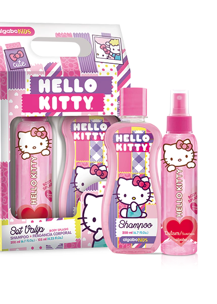 Combo Hello Kitty Shampoo y colonia para regalo Algabo