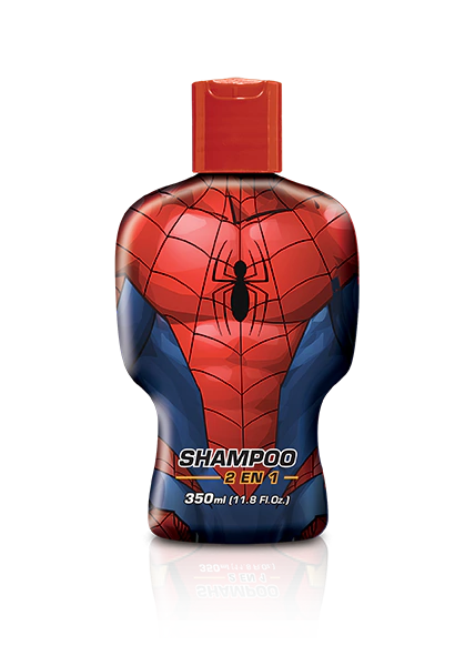 Avengers Spiderman shampoo juguete marca Algabo Disney